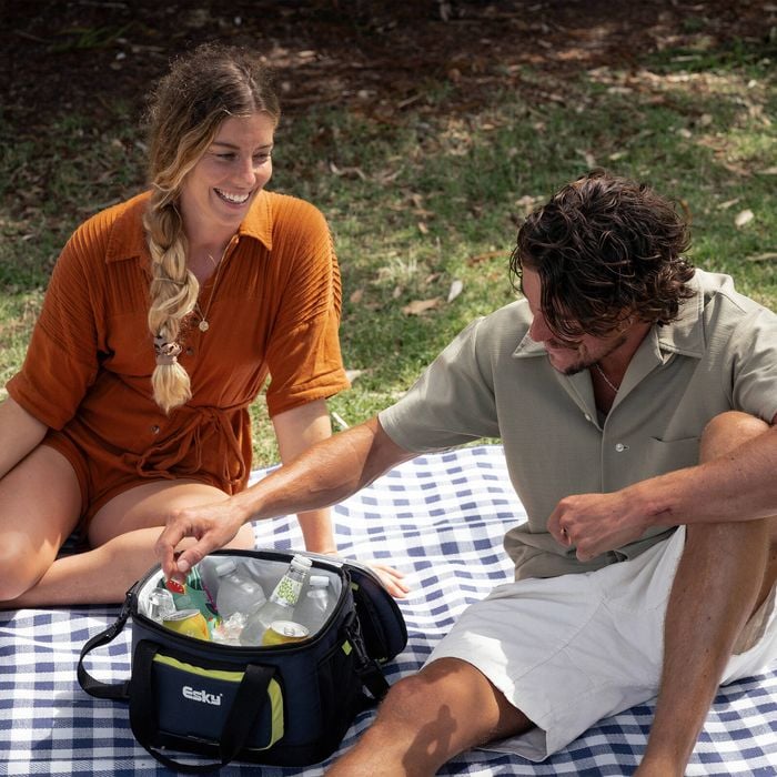 Esky 16 Can Navy Xpand Premium Soft Cooler - Bunnings Australia