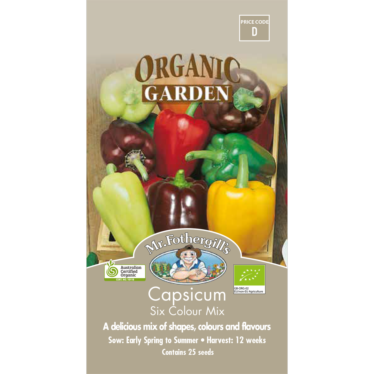 Mr Fothergill's Six Colour Capsicum - Bunnings Australia
