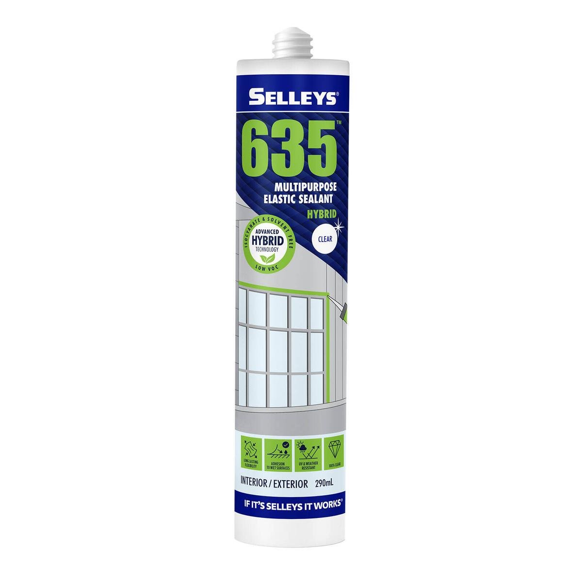 Selleys 290ml Clear 635 Multipurpose Sealant - Bunnings Australia