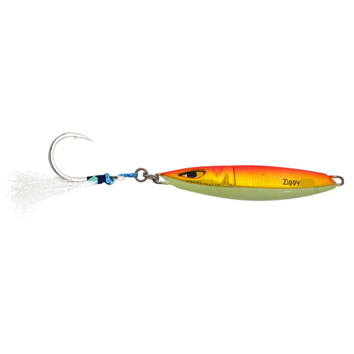 Mustad Metal Jig Zippy Fishing Lures 60g - ORG - Bunnings Australia
