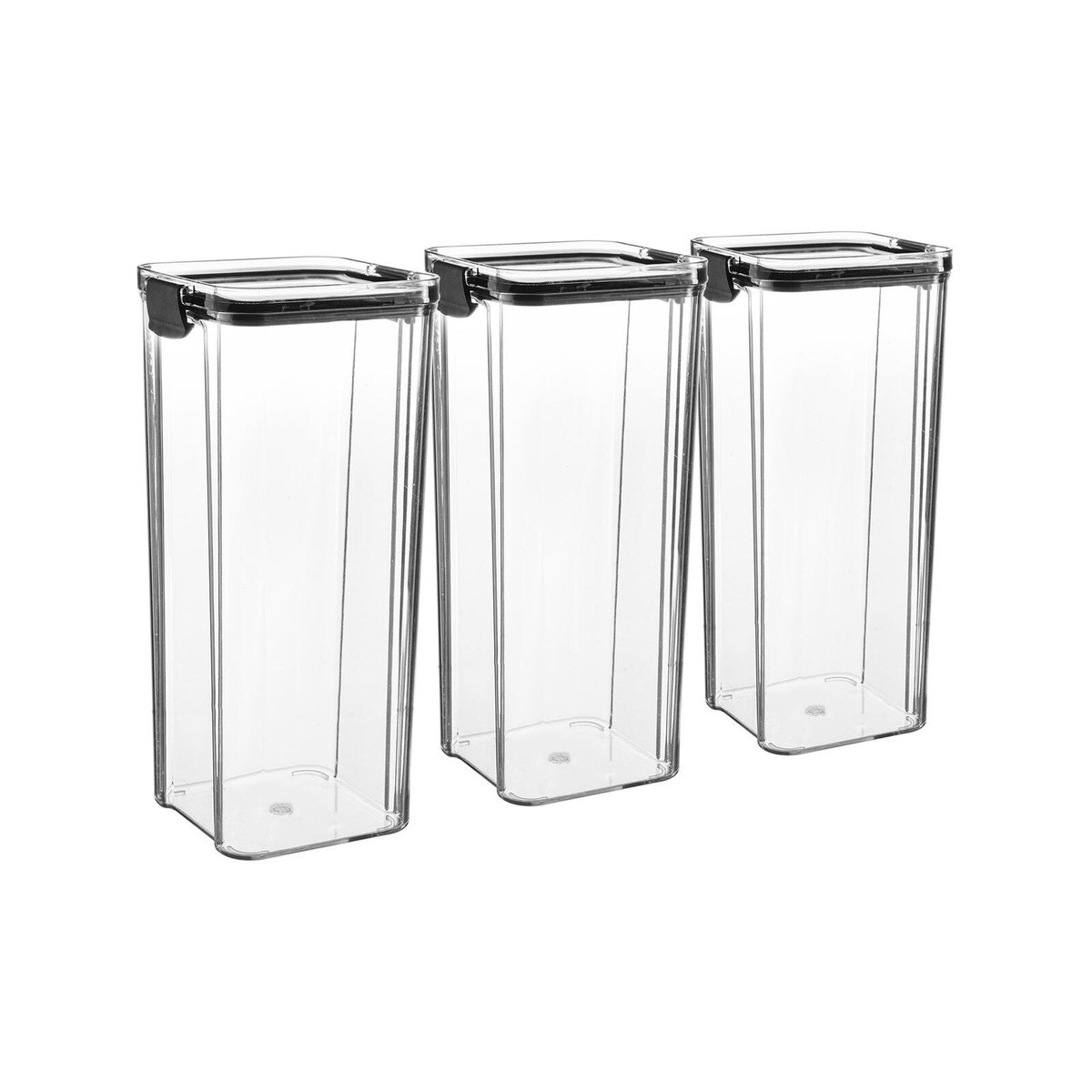 Argon Food Containers - 1.8 Litre - Black - Pack Of 3 - Bunnings Australia