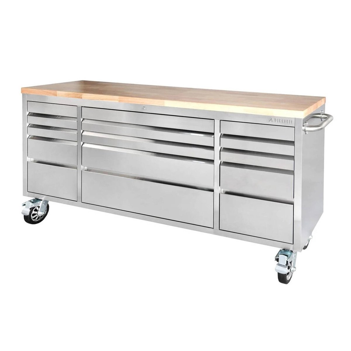 Pinnacle 183cm 72" Stainless Steel Tool Trolley - Bunnings New Zealand