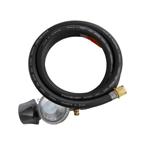 Gasmate Regulator & Hose - 1500mm - LCC27 to 5/8" UNF (3/8" SAE ...