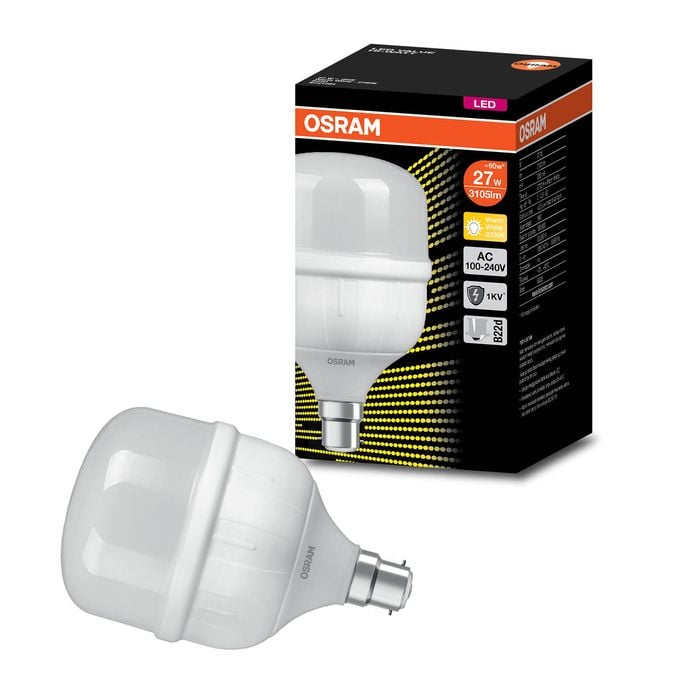 Osram High Watt BC LED 3105Lm WW 27W Light Globe - Bunnings Australia