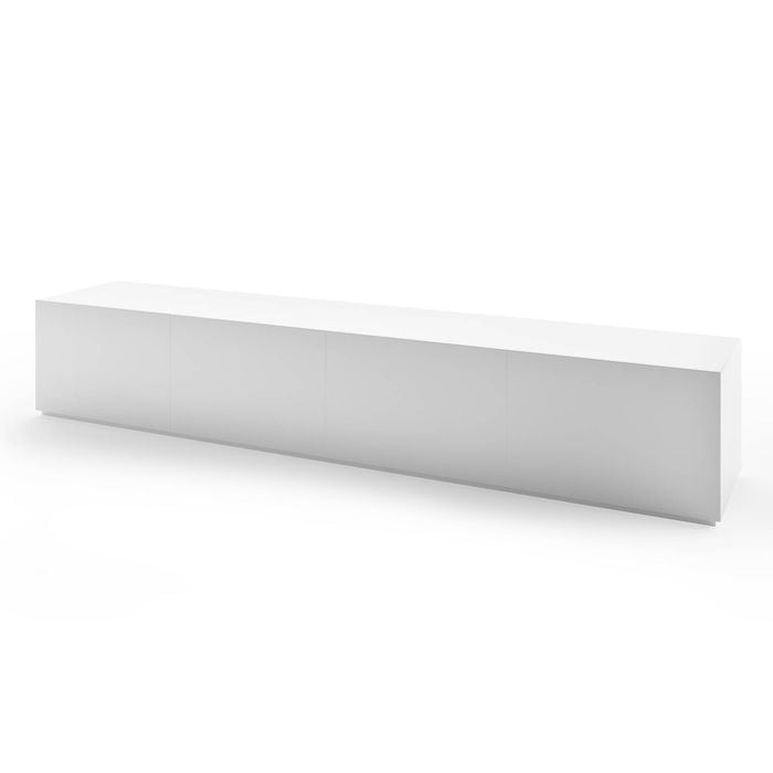 2.4m White Gloss Suprilla TV Unit - Bunnings Australia