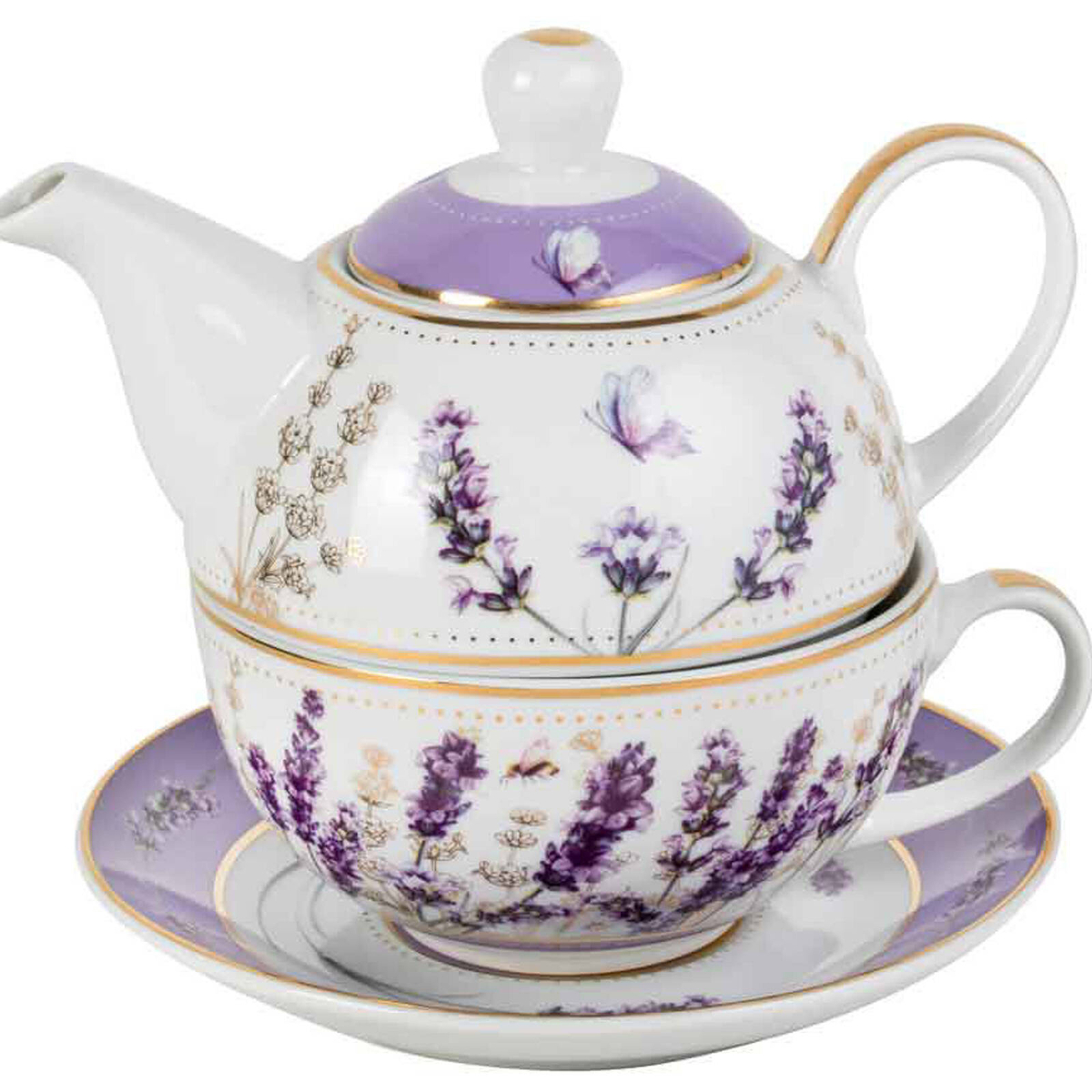 Lavender Dreams Decorative Tea For One Set 350ml/450ml - Bunnings Australia