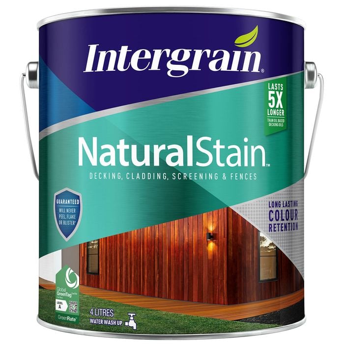 Intergrain 4L Jarrah/Redgum NaturalStain Timber Stain - Bunnings Australia