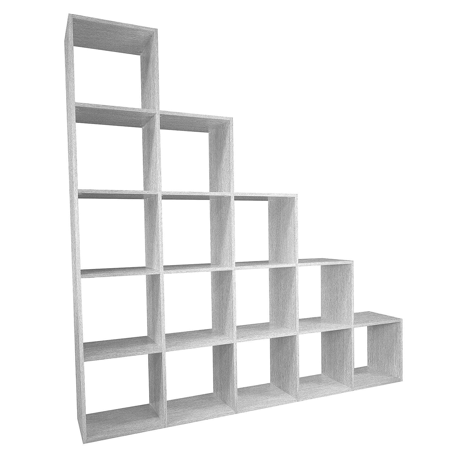 1776 x 1776 x 390mm Mist Grey 1-2-3-4-5 Step Cube Unit - Lugna Online