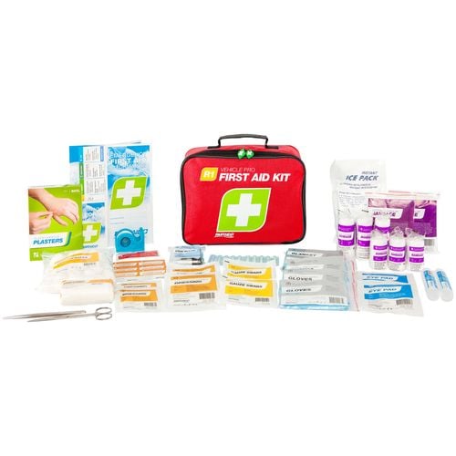 FastAid R1 Vehicle Pro First Aid Kit With Red Soft Pack - Bunnings ...