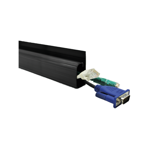 Click 4 x 400mm Under desk Cable Channel Organiser - 4 Pack - Bunnings ...