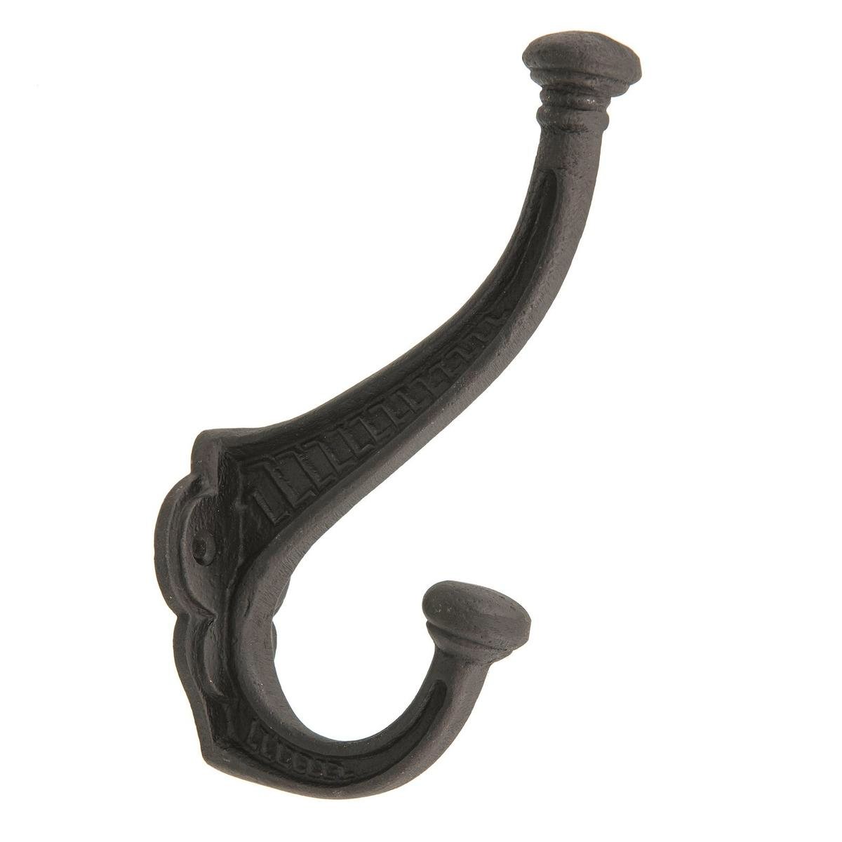 Zenith 150mm Matte Black Iron Robe Hook - Bunnings Australia