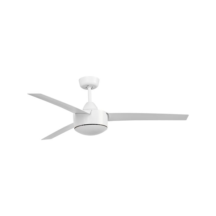 Click 3 Blade 132cm Amali Ceiling Fan White With Optional Light Kit ...