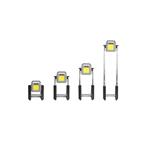 Click 3000 Lumens Rechargeable Work Light with Telescope Feet ...