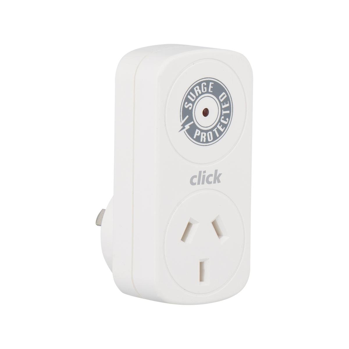 Click Plug In Adaptor With Surge Protection - Bunnings Australia