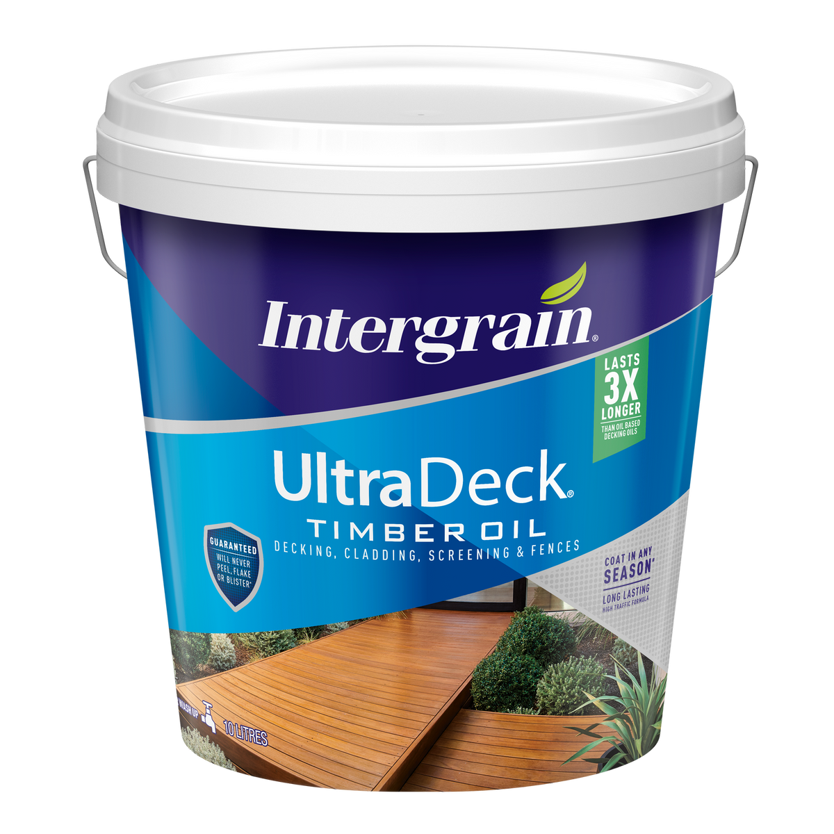 Intergrain 10L Dark Oak UltraDeck Timber Decking Oil - Bunnings New Zealand