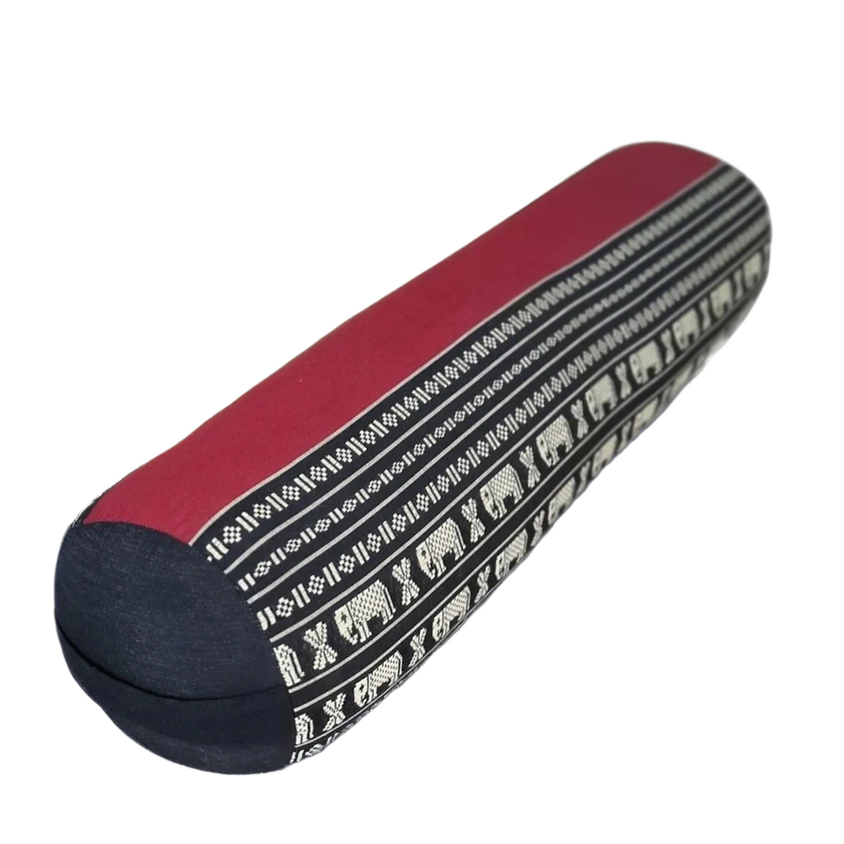 Handmade Round Yoga Bolster Block - Organic Kapok Filled Meditation ...