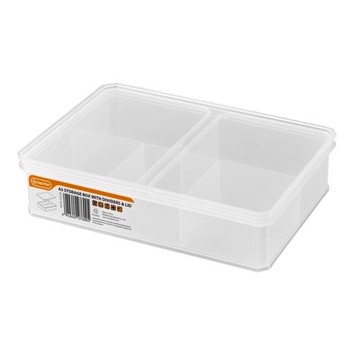 Tactix Medium A5 Storage Container with Divider - Bunnings Australia
