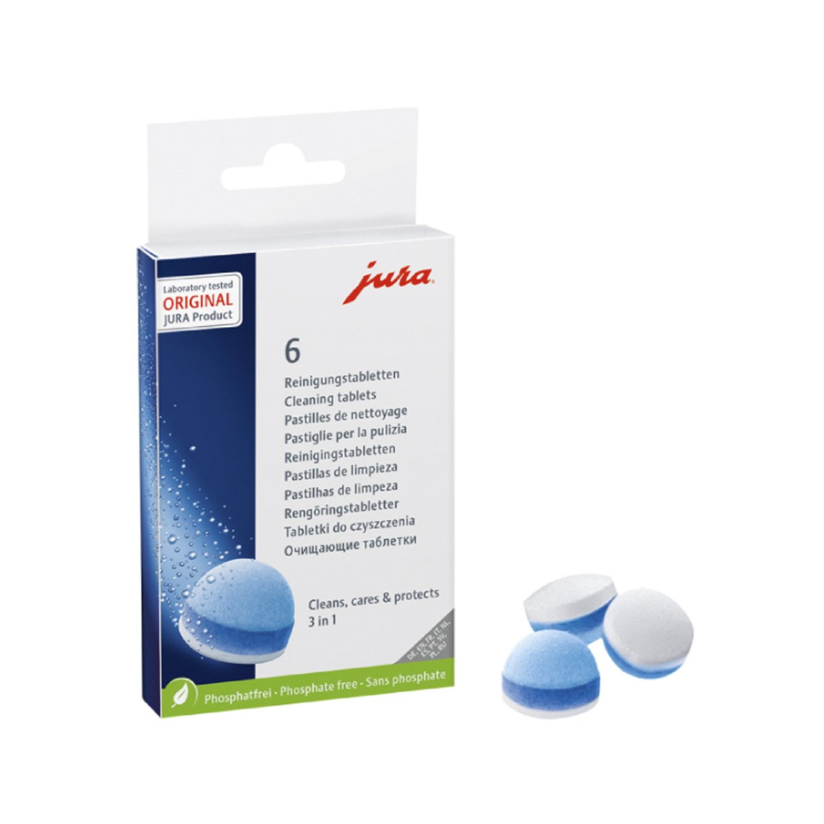 6pc Jura 3-Phase Coffee Machine Cleaning/Flushing Tablets - Bunnings ...