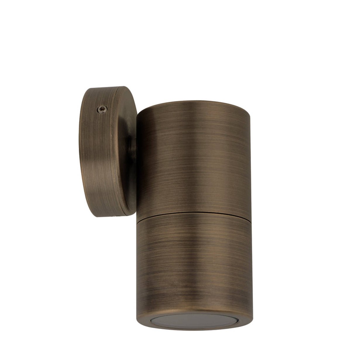 CLA Lighting GU10 Exterior Wall Pillar Single Fixed Spot Light (Rustic ...