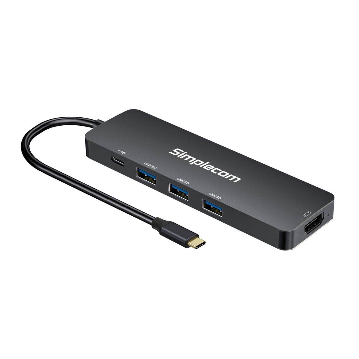 Simplecom CH545 USB-C 5-in-1 Multiport Adapter Docking Station with 3 ...