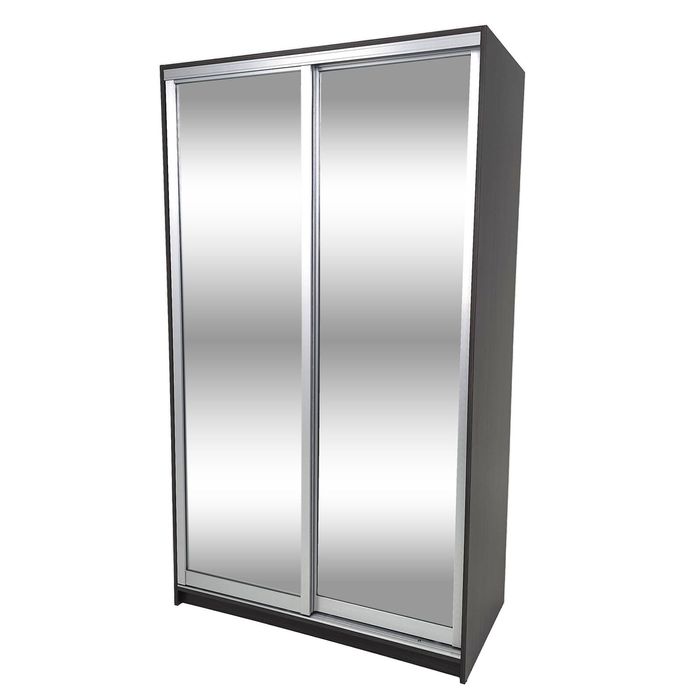 Bedford 1150mm 2 Door Sliding Robe Bundle with Mirror Glass Doors ...