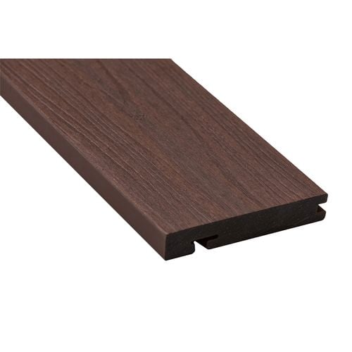Ekodeck 137 x 23mm 5.4m Riverbank Red Designer Edge Board Composite ...