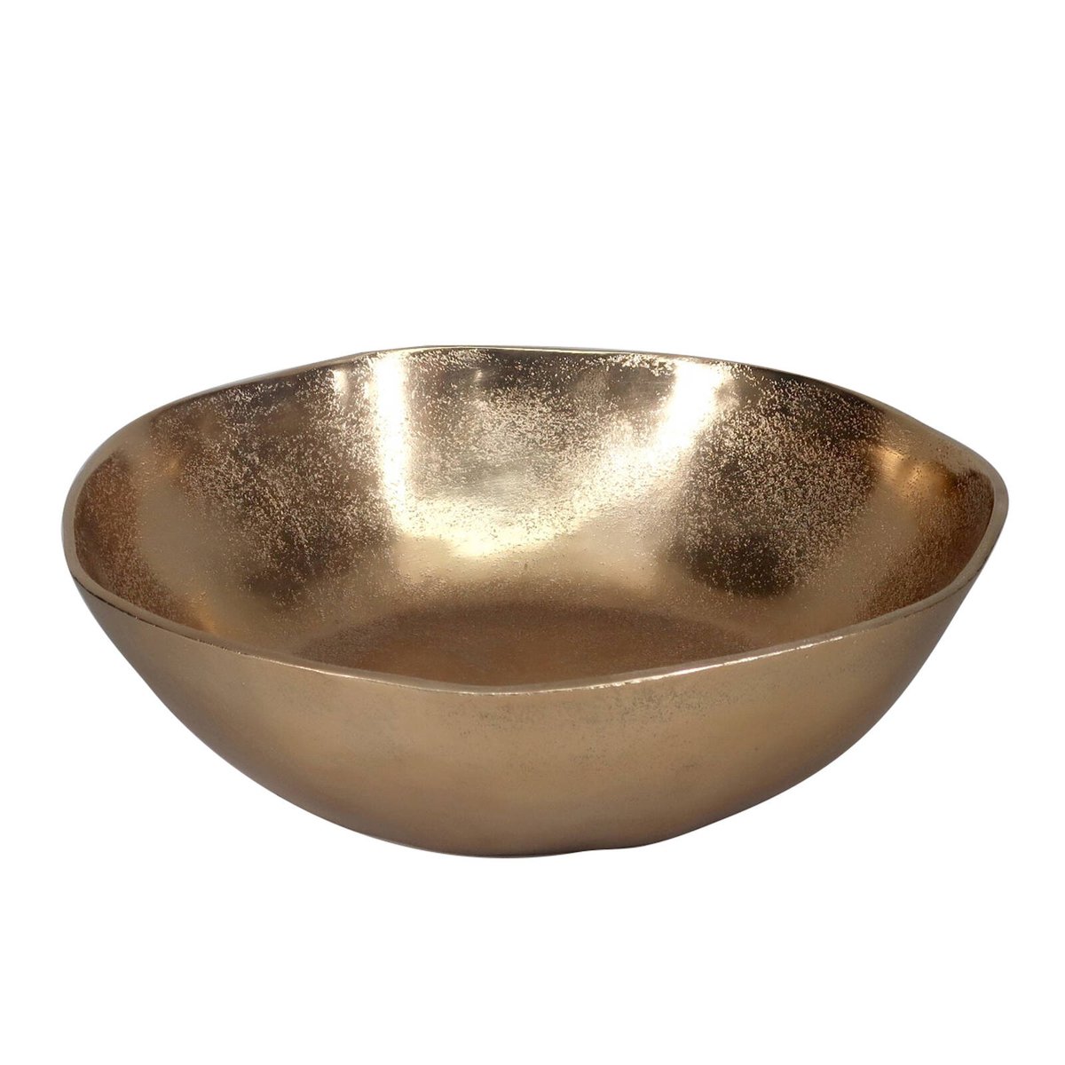 Rogue Metal Bowl Gold 39x39x10.5cm - Bunnings Australia