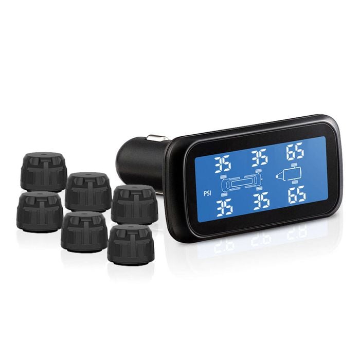 Elinz Tyre Pressure Monitoring System with 6 External Waterproof ...