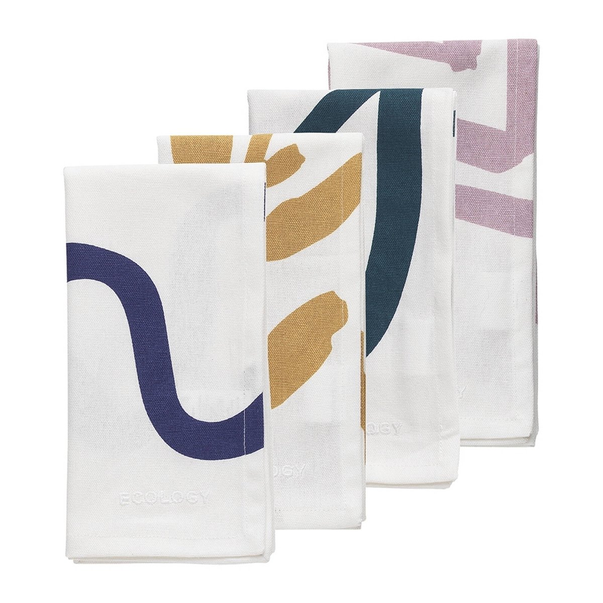 4pc Ecology 100% Cotton Square Nomad Napkins Nature 45x45cm - Bunnings ...