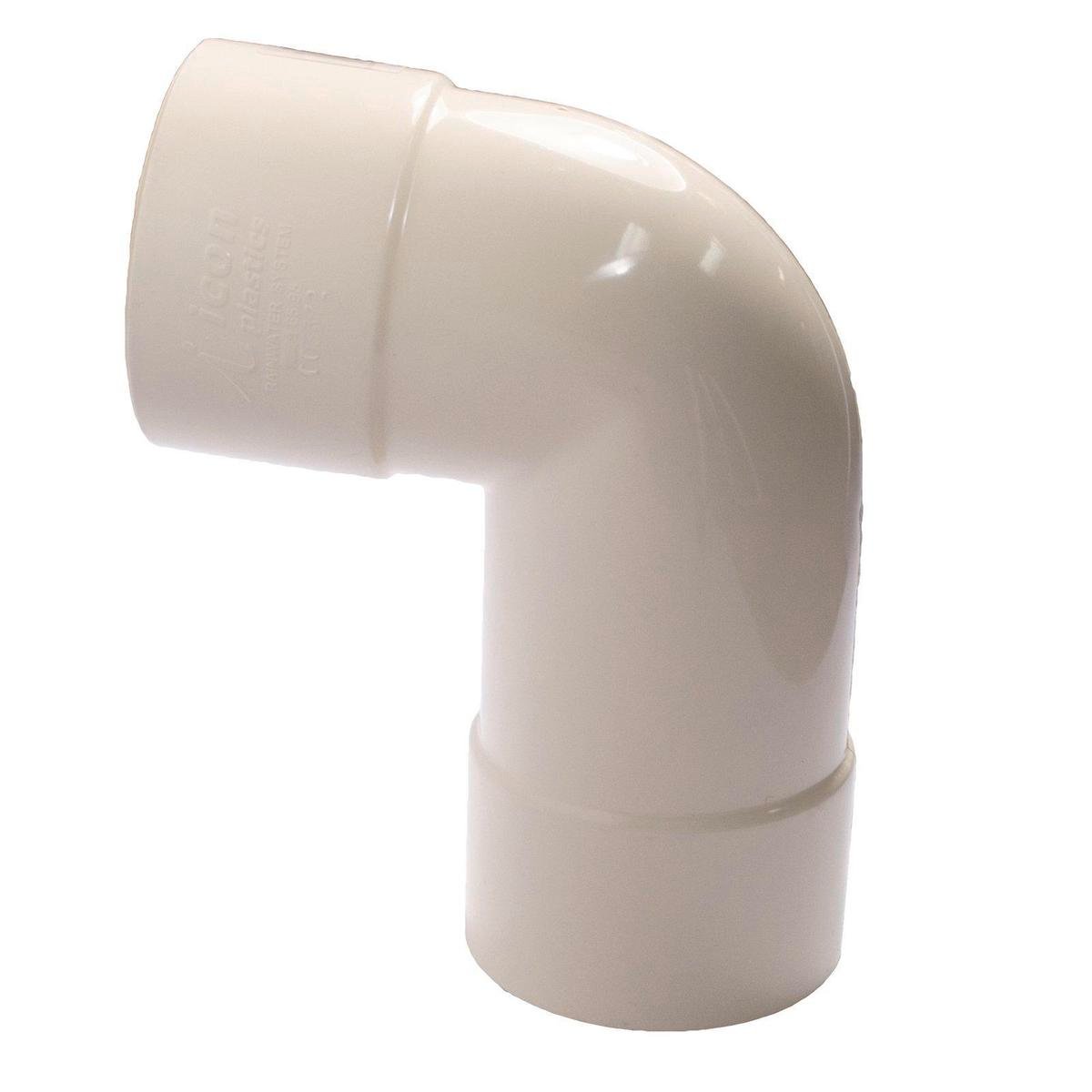 Icon Plastics 65mm 95° PVC Round Bend Downpipe - Bunnings Australia