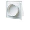 Blauberg 100mm White Weatherproof Exterior Wall Cowl - 100mm - Bunnings ...