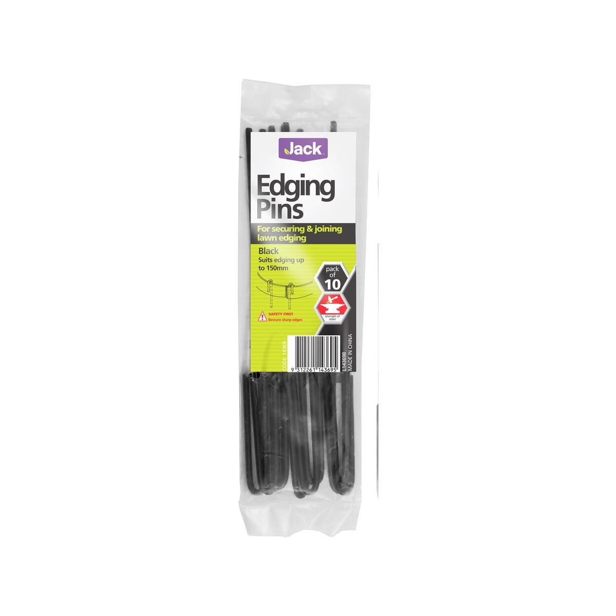 Jack 280mm Garden Edging Pins - 10 Pack - Bunnings New Zealand