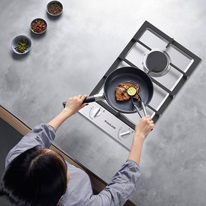 Gasland GH30SF 30cm Gas Cooktop Stainless Steel with 2 Burners ...