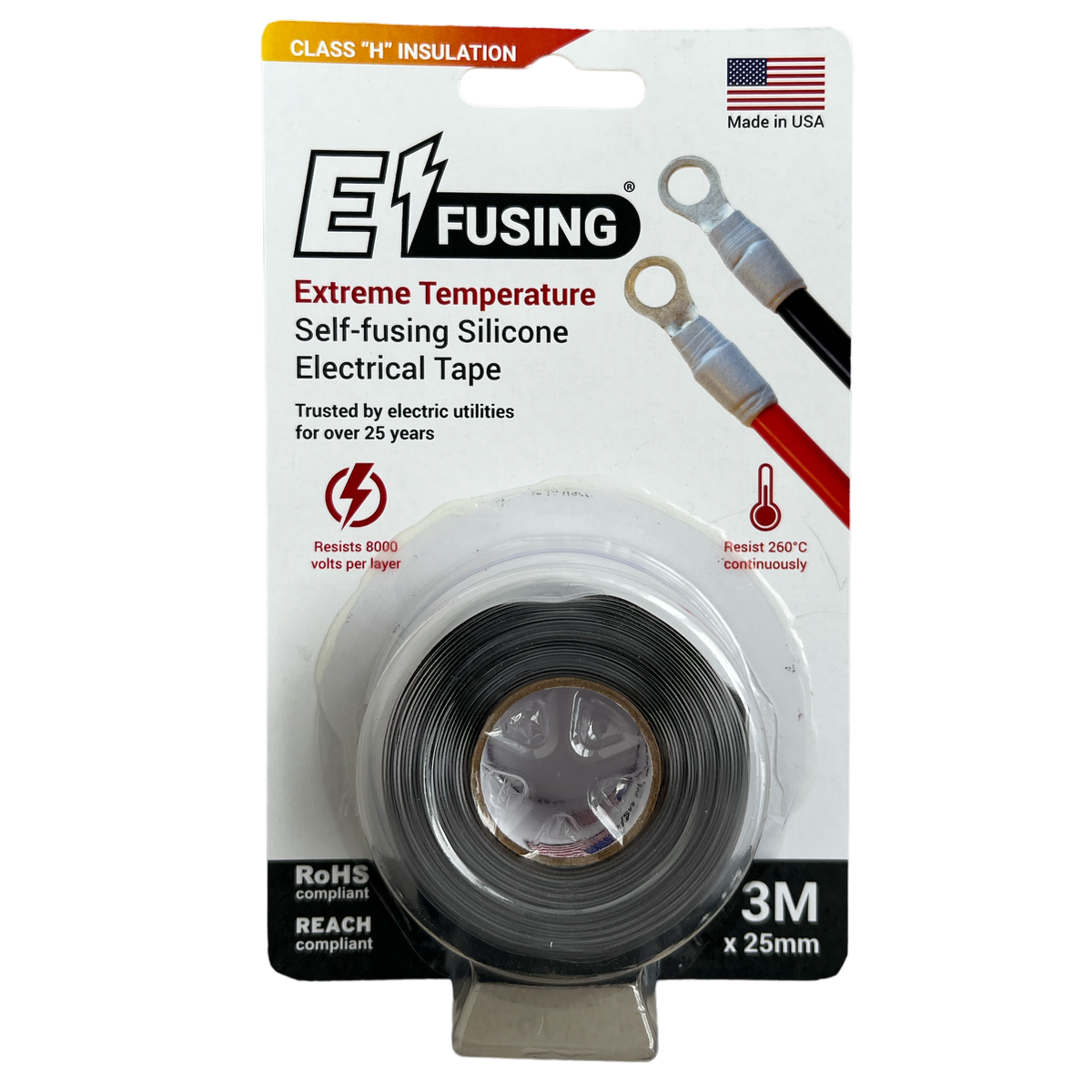 Earl's 25mm x 3m Grey E-Fusing Tape - Grey - Bunnings New Zealand