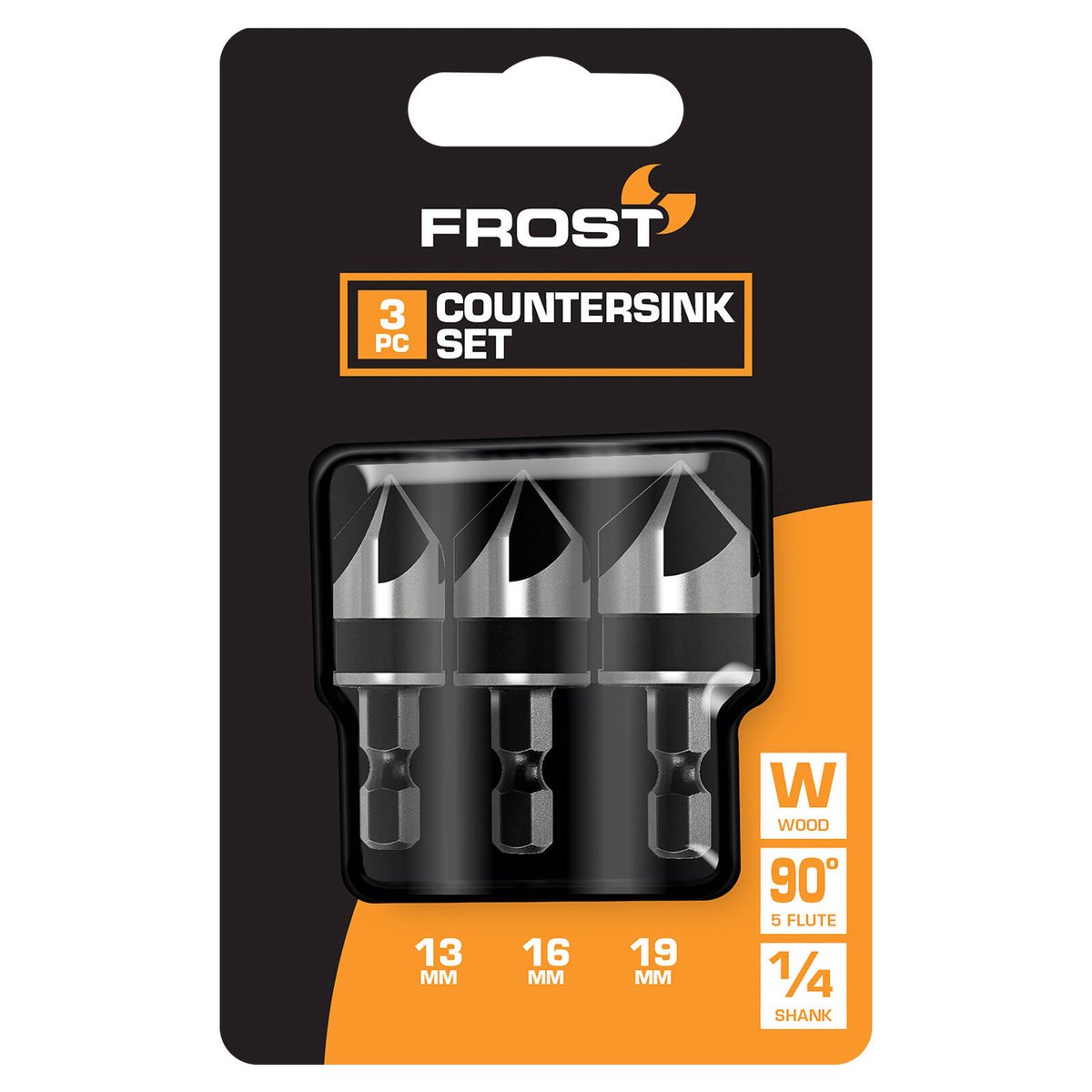 Frost 13-16-19mm Countersink HCS Rose Head Set - 3 Pack - Bunnings ...