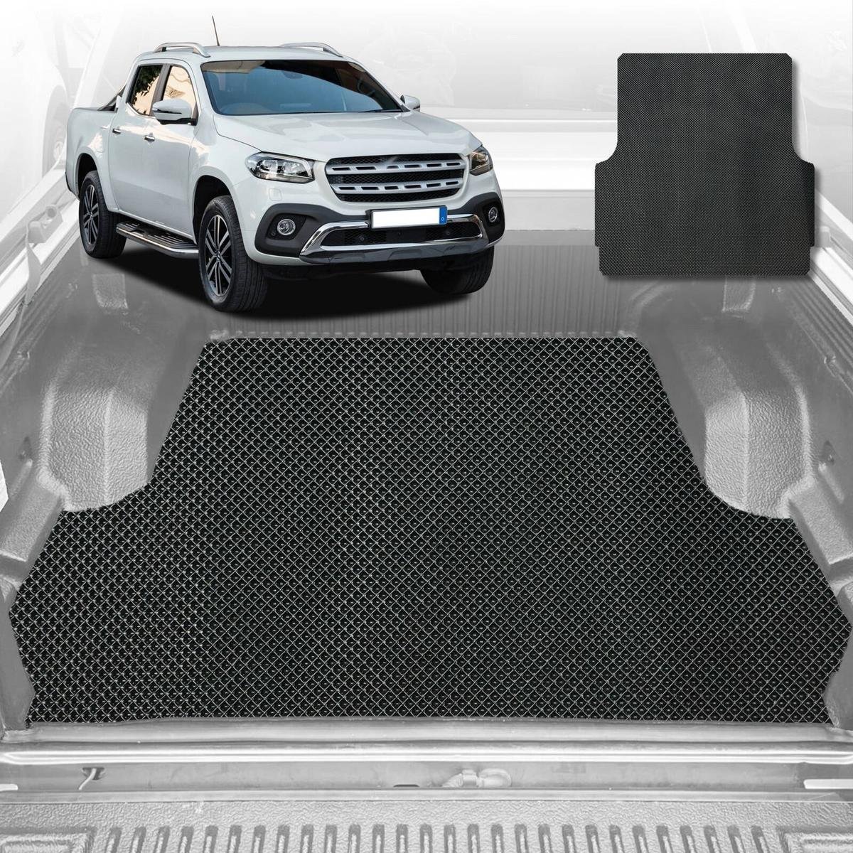 6D Diamond Ute Tub Mat for Mercedes-Benz X-Class Ute 2017-2021 (with ...