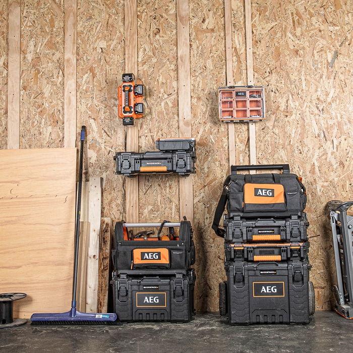 AEG Quickstack 2.0 Medium Toolbox - Bunnings Australia