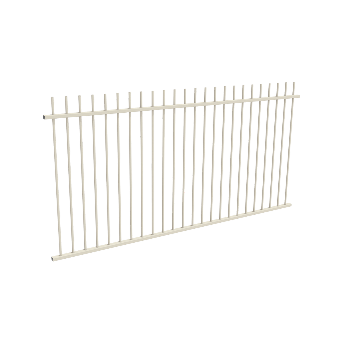 ProtectorAl 2400 x 1200mm Surfmist Aluminium Picket Top Pool Fence ...