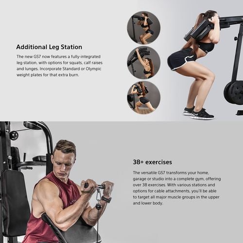 Cortex GS7 Multi Station Multi-Function Home Gym with 73kg Stack ...