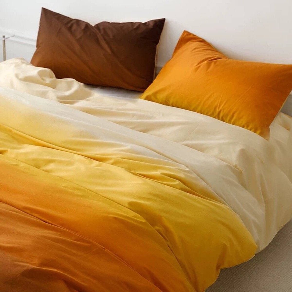 Yellow Ombre 100% Cotton Quilt Cover Set - Double Size - Bunnings Australia