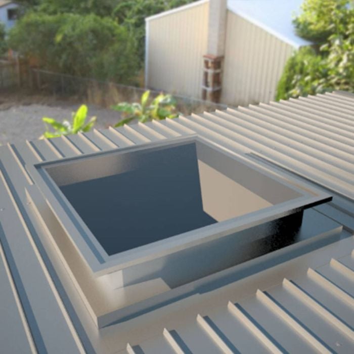 EzyLite 550 x 550mm Square Skylight Kit with Dual Tray - Bunnings Australia