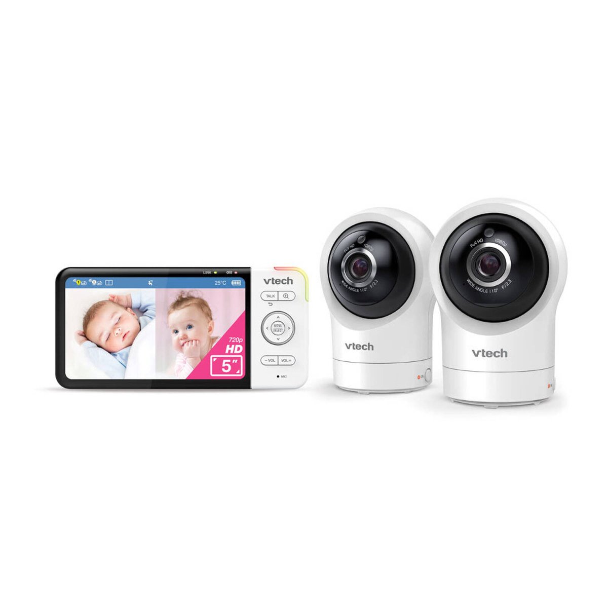 VTech 2-Camera HD Pan & Tilt Video Monitor With Remote Access ...