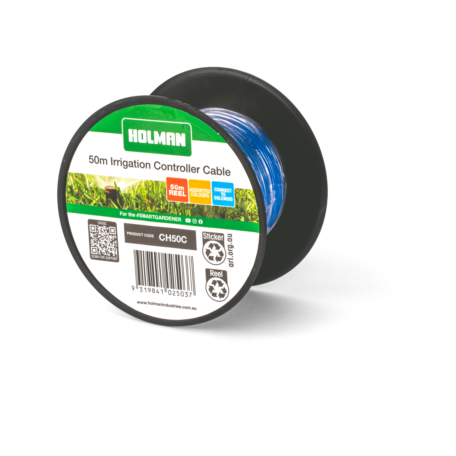 Holman 50m Assorted Colours Irrigation Wire Cable Bunnings Australia