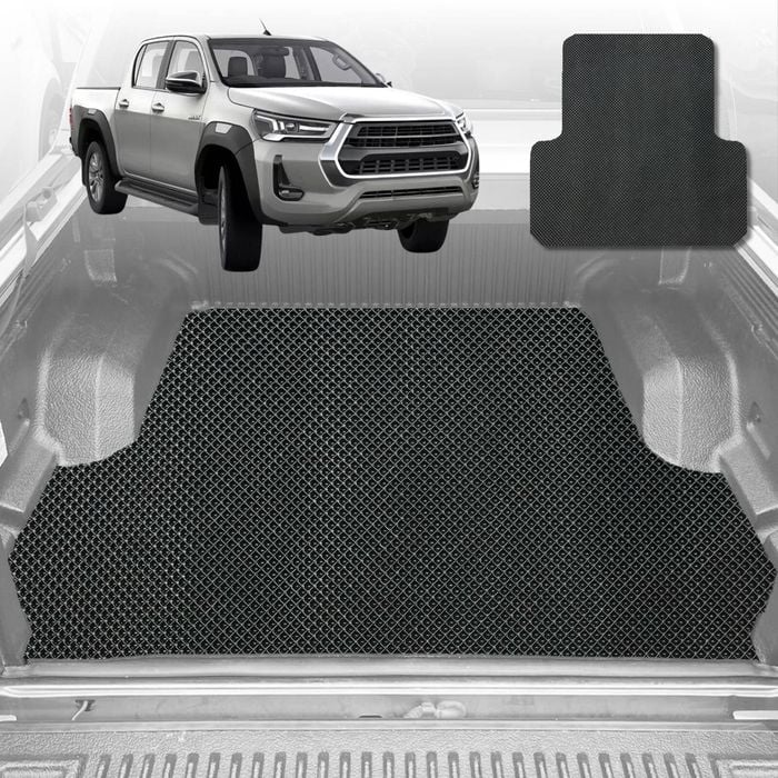 6D Diamond Ute Tub Mat for Toyota Hilux Double Cab 2015-Current (with ...
