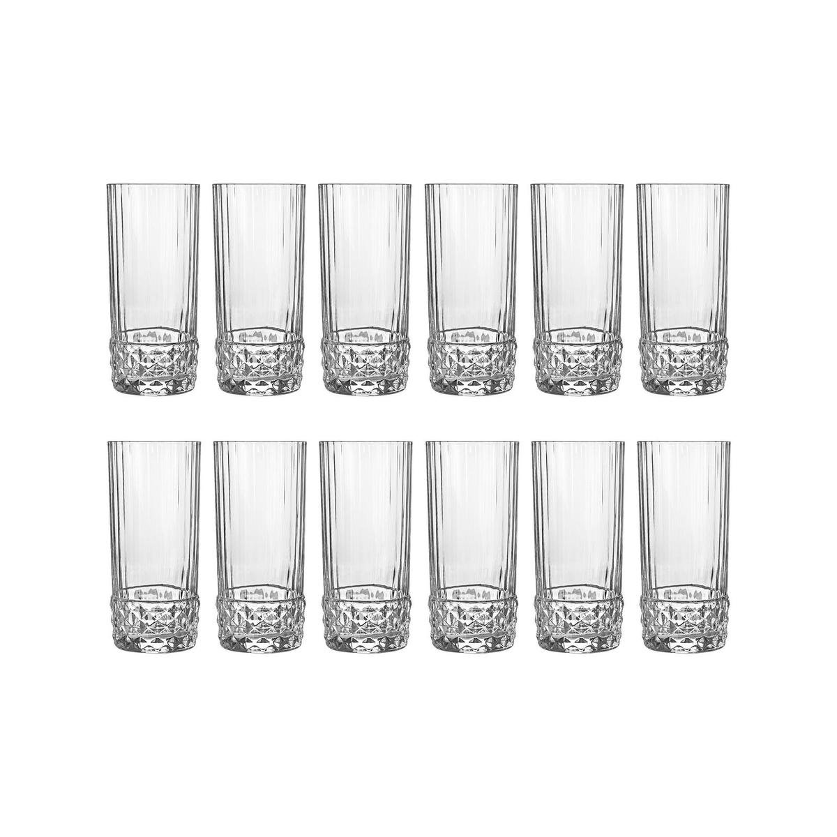 Bormioli Rocco America '20s Highball Glasses - 490ml - Pack Of 12 ...
