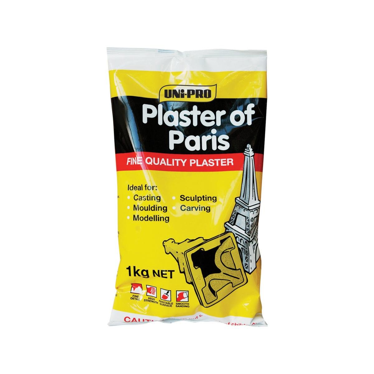 UNi-PRO 1kg Plaster Of Paris - 1kg - Bunnings Australia