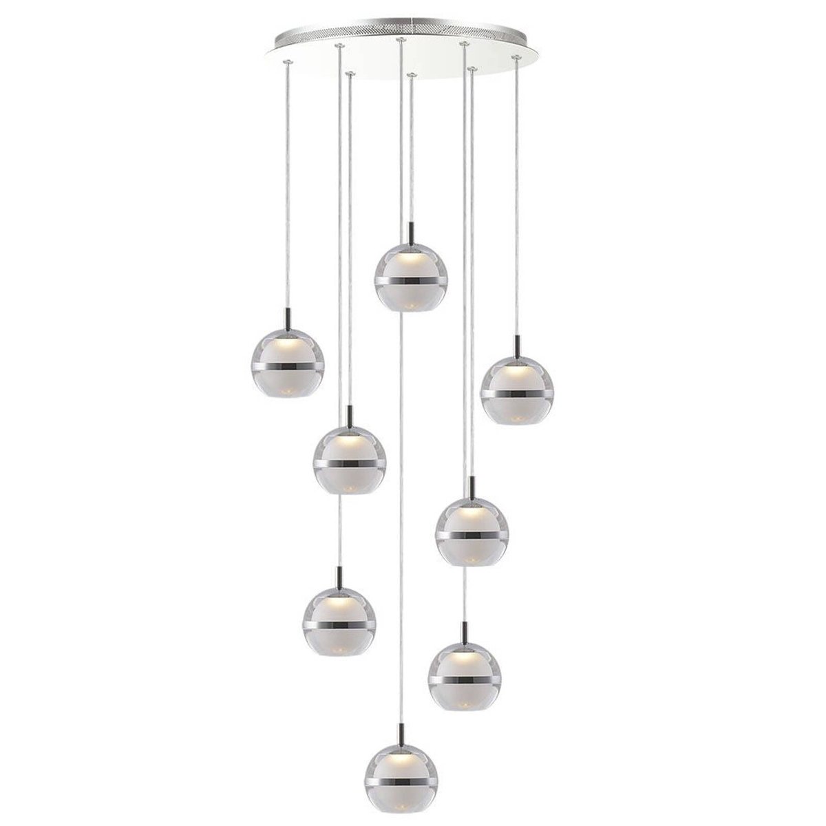 Vencha POD LED 8 Light 3000K Pendant - Bunnings Australia