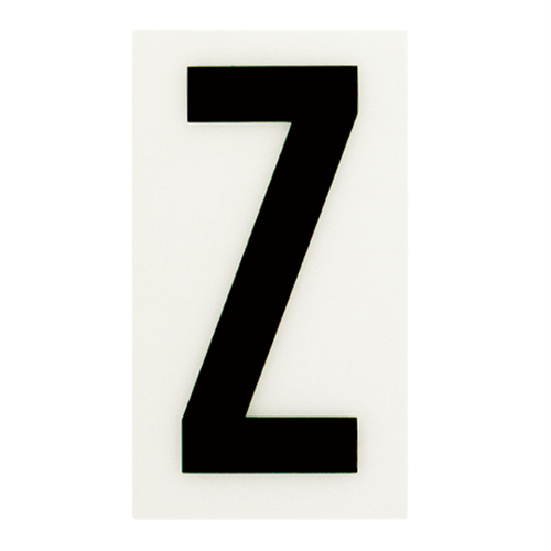 Sandleford 85 x 55mm Z Black and White Self Adhesive Letter - Bunnings ...