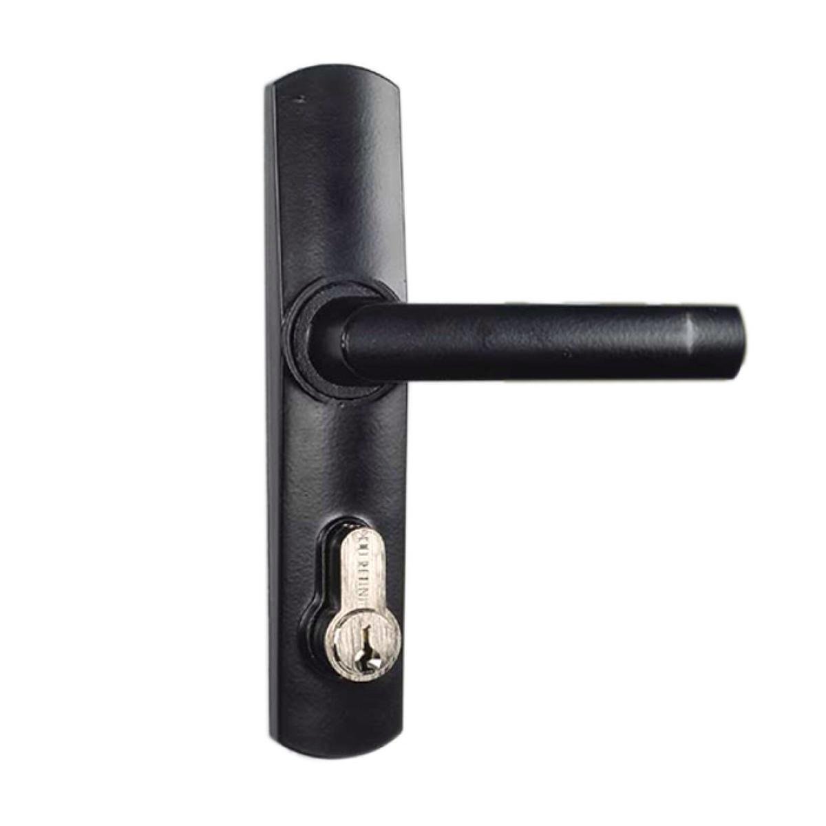 Yale Black Double Cylinder Screen Door Lock - Bunnings New Zealand