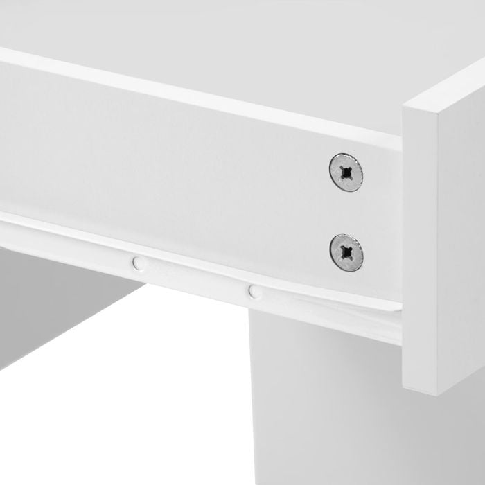 Belle Computer Desk Student Study Office Desk With Drawer White ...